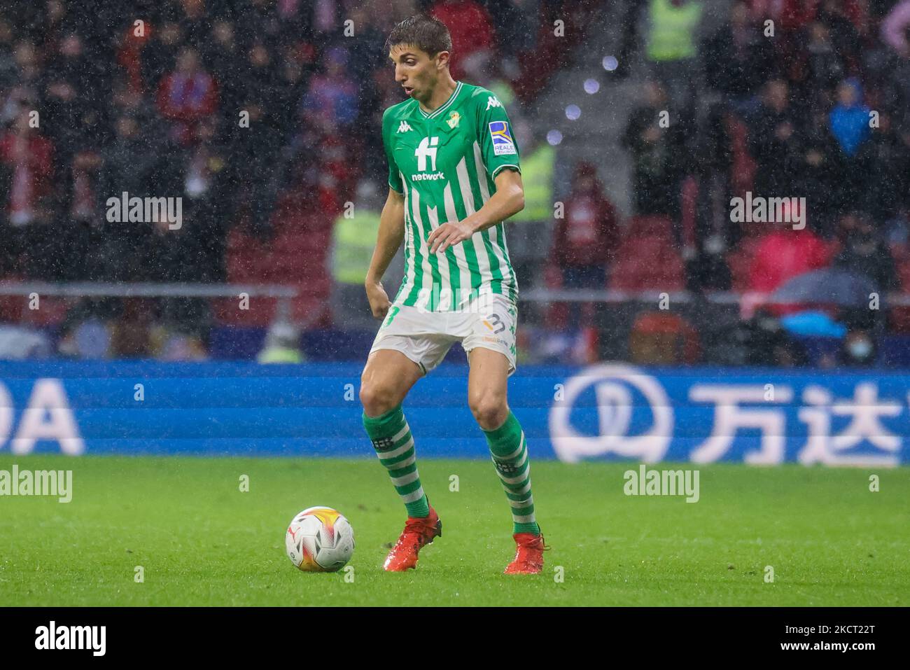 Edgar of Real Betis during the La Liga Santader match between Atletico ...