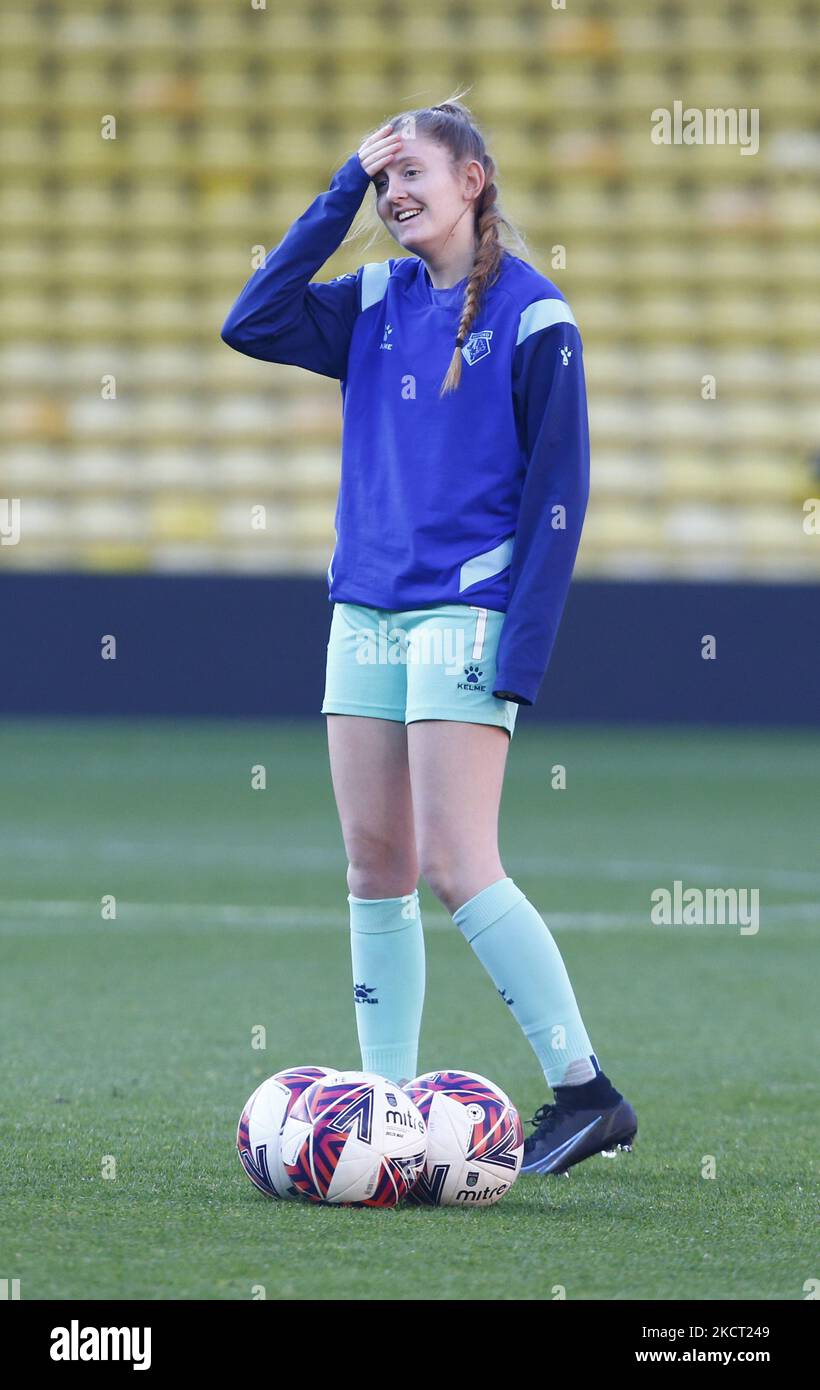 Mia Smith of Watford Ladies during Barclays FA Women's Championship ...
