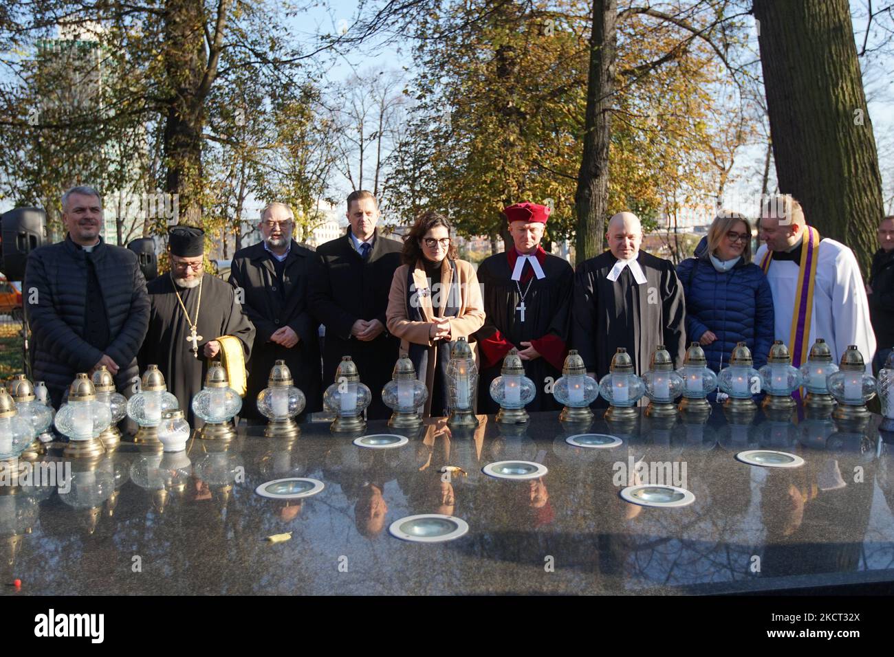 Interfaith ceremony commemorating the dead of various denominations is ...