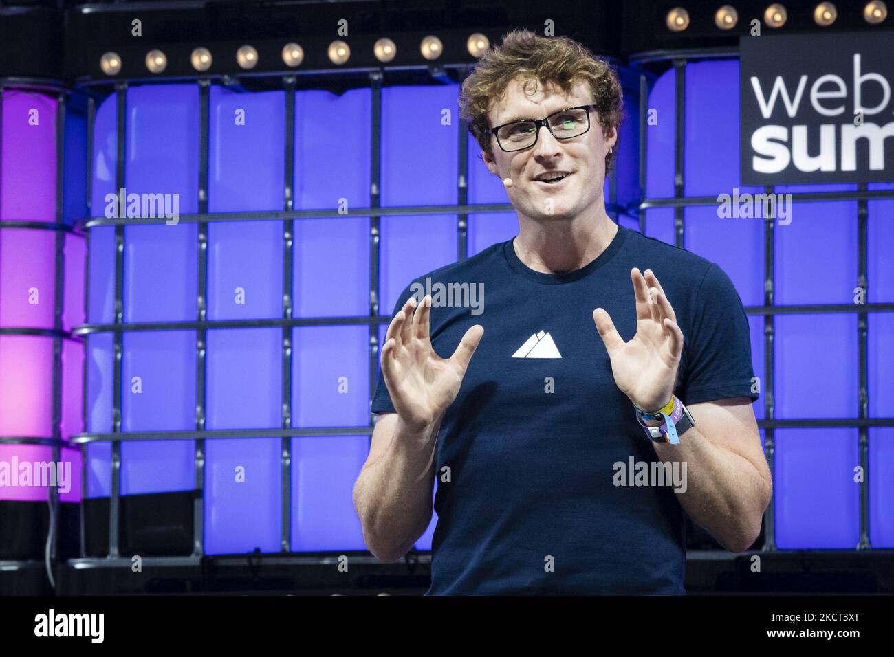 Web Summit's Irish chief executive officer Paddy Cosgrave at opening ...