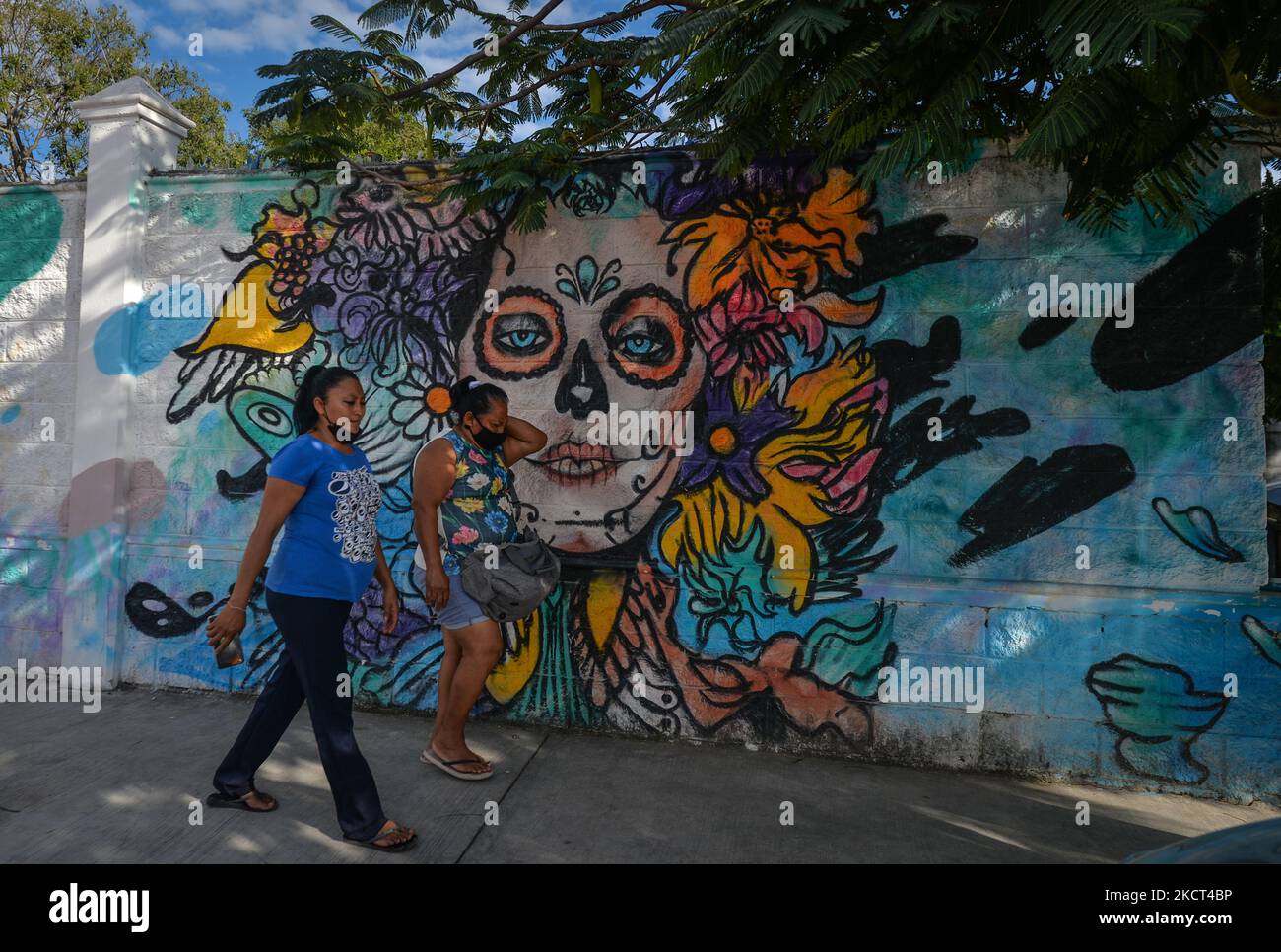 Mural la catrina dia de hi-res stock photography and images - Alamy