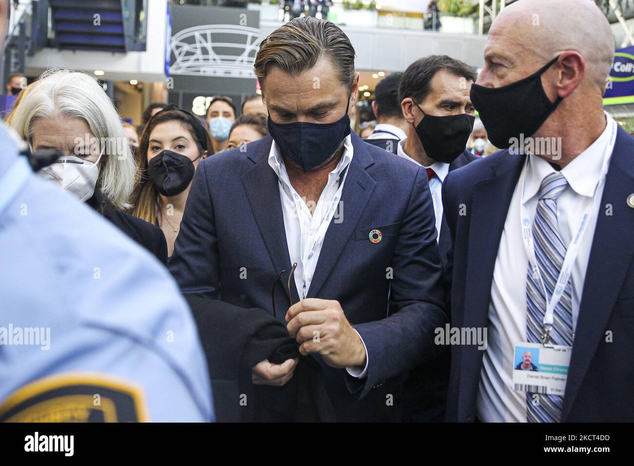 Actor and environmentalist Leonardo DiCaprio arrives on day three of ...