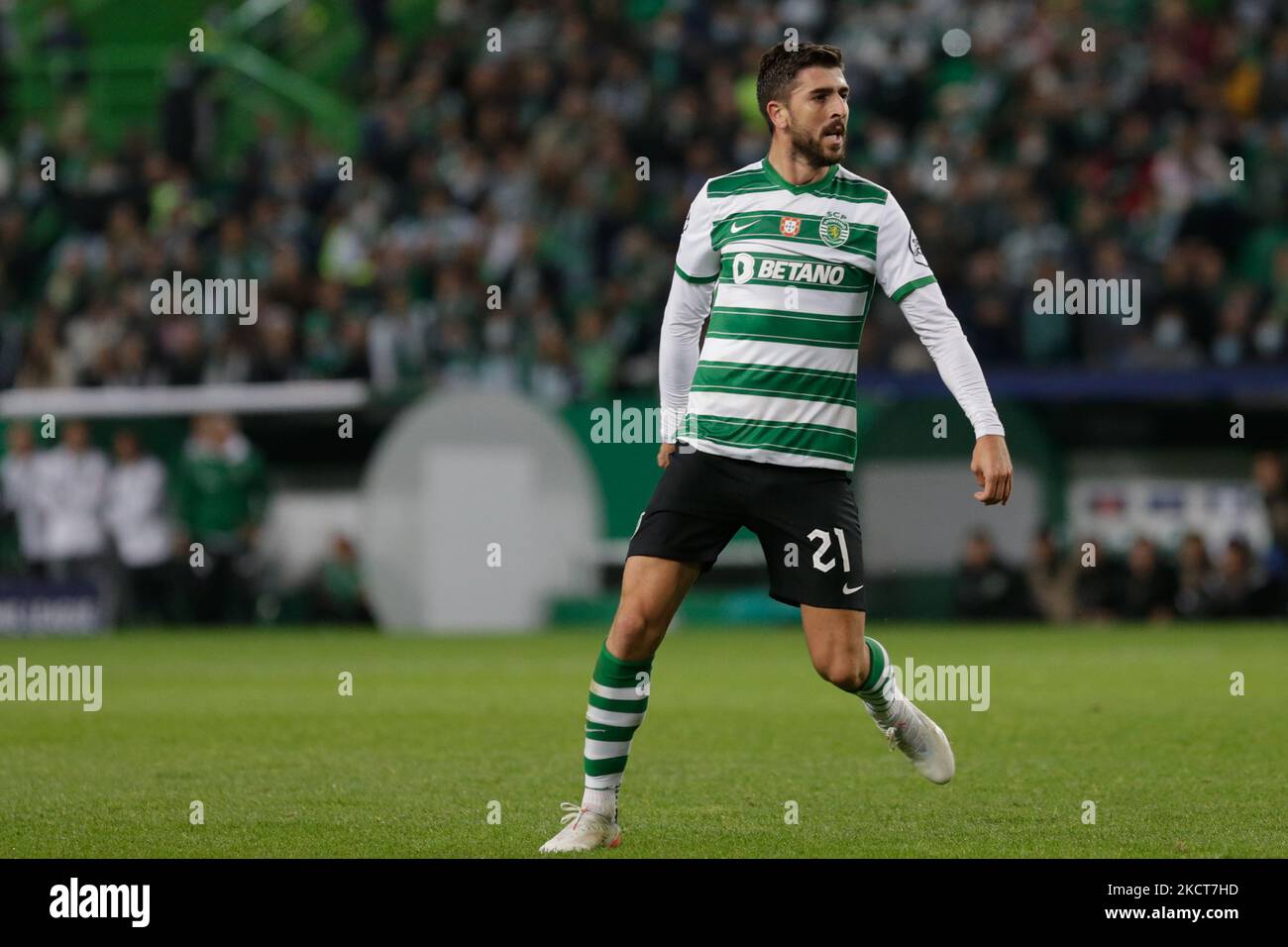 Paulinho forward of Sporting CP in action during the UEFA Champions ...