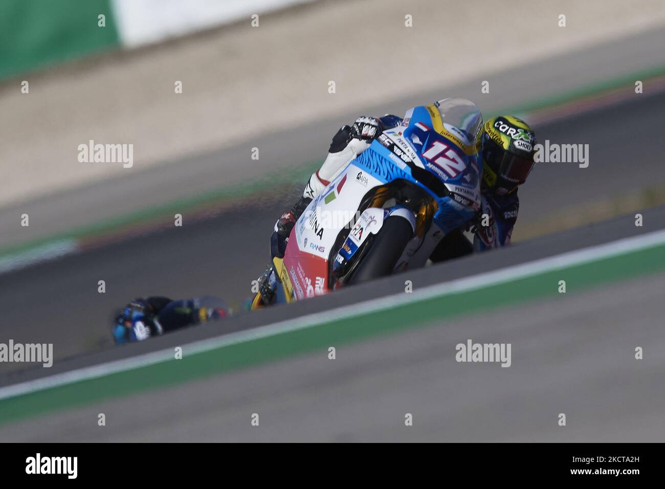 Maverick Vinales (12) of Spain and Aprilia Racing Team Gresini during ...