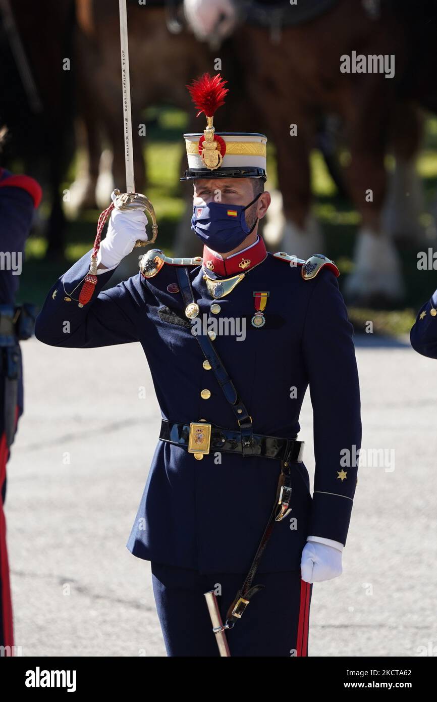 General view of the Swearing Ceremony of the new Royal Guards at the ...