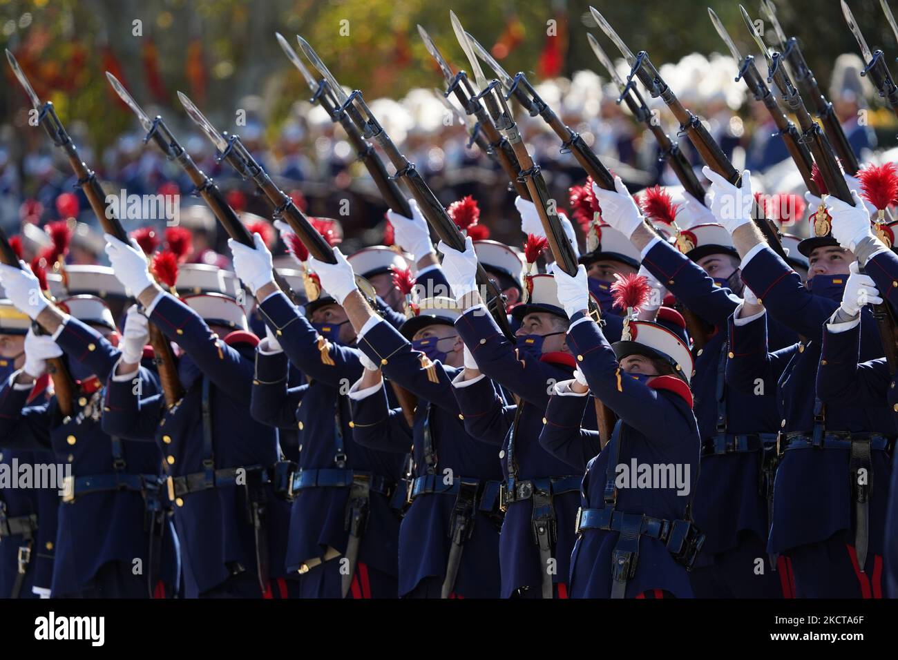 General view of the Swearing Ceremony of the new Royal Guards at the ...