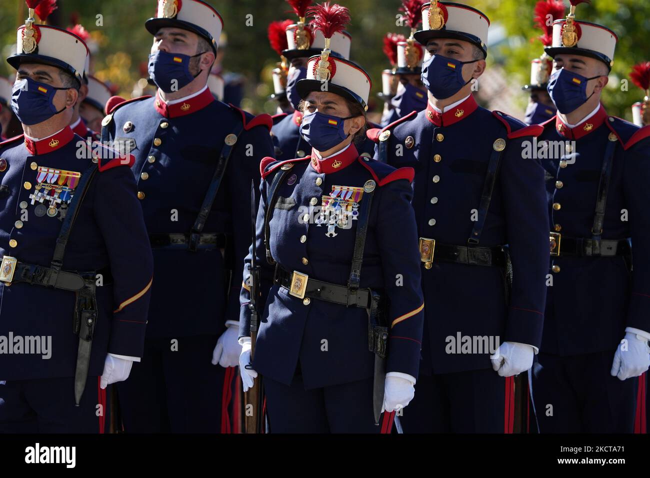 General view of the Swearing Ceremony of the new Royal Guards at the ...
