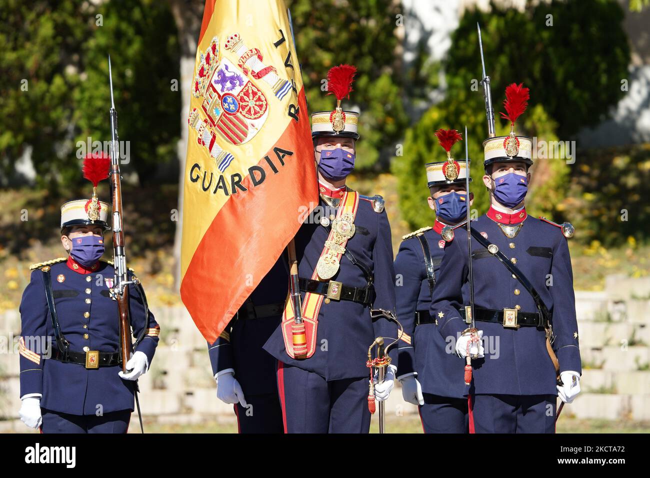 General view of the Swearing Ceremony of the new Royal Guards at the ...