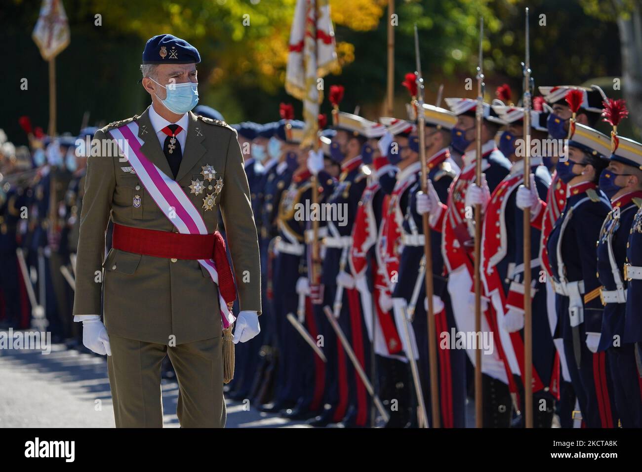 King Felipe VI of Spain attends at the swearing in of the new Royal ...
