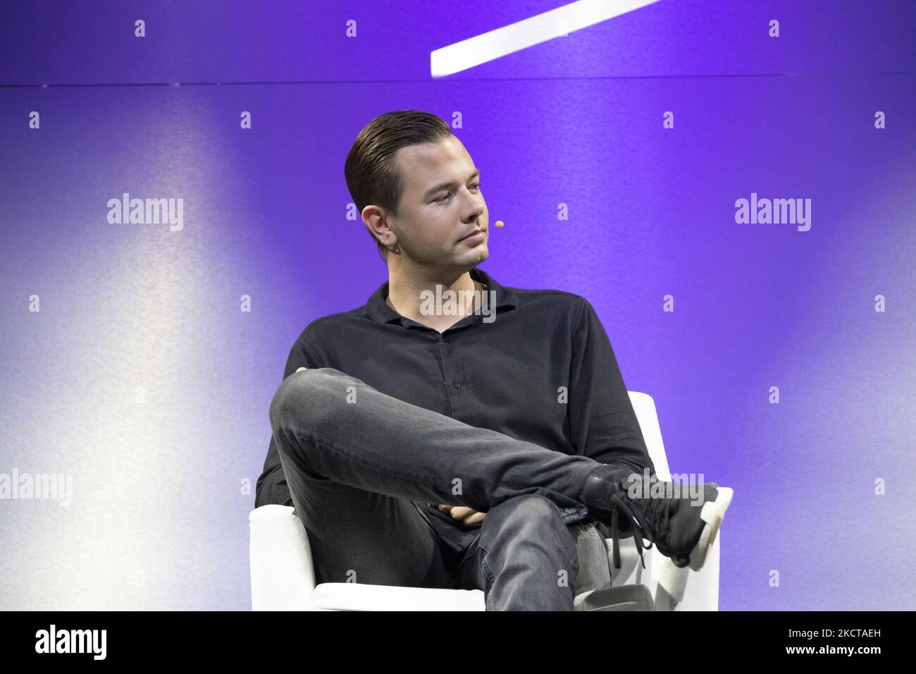 Founder and Dj at Language Sam Feldt ,speaks at Music Notes Stage of ...