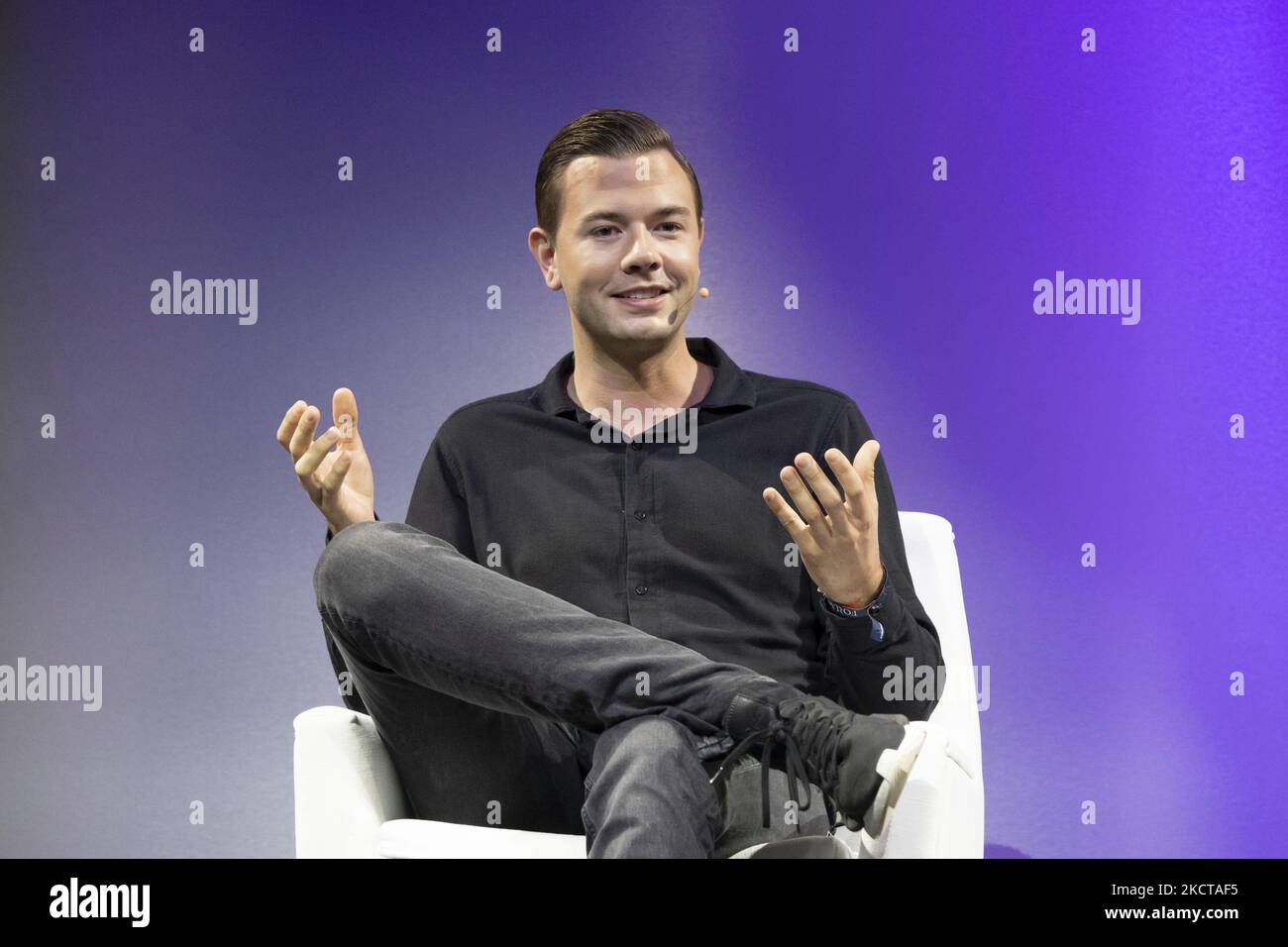 Founder and Dj at Language Sam Feldt ,speaks at Music Notes Stage of ...