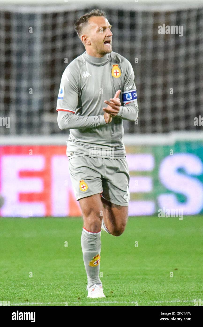 Domenico Criscito (Genoa) celebrates after scoring the 1-0 goal during ...
