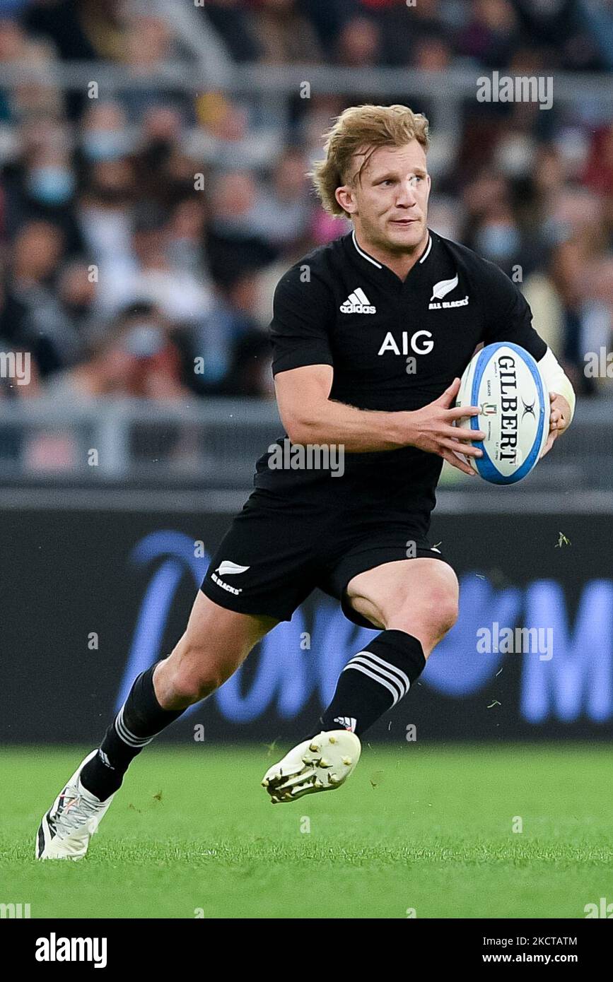 Damian McKenzie of New Zealand All Blacks during the Autumn Nations ...