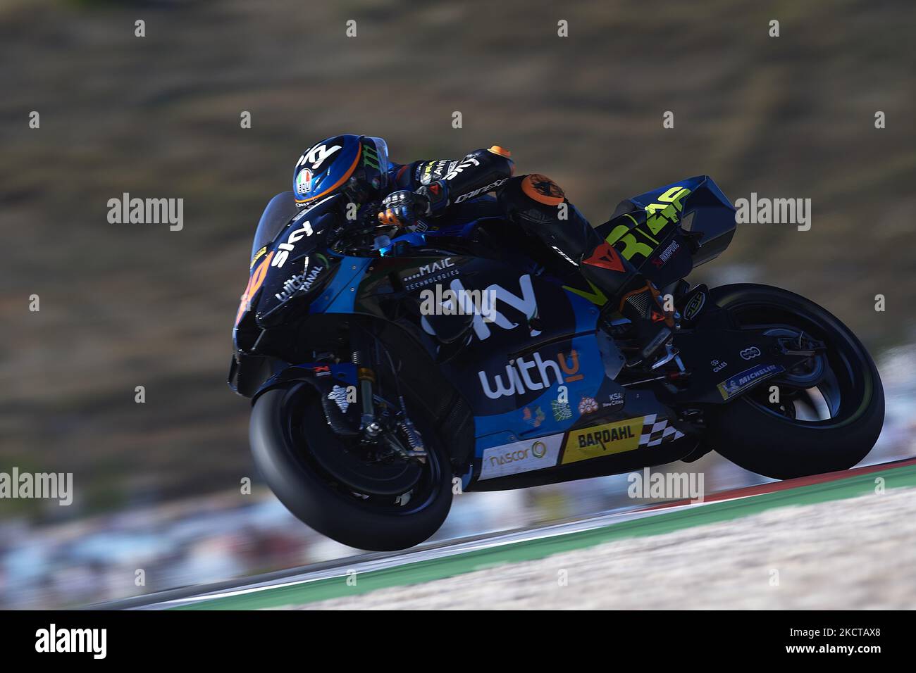 Luca Marini (10)of Italy and SKY VR46 Avintia Ducati during the ...