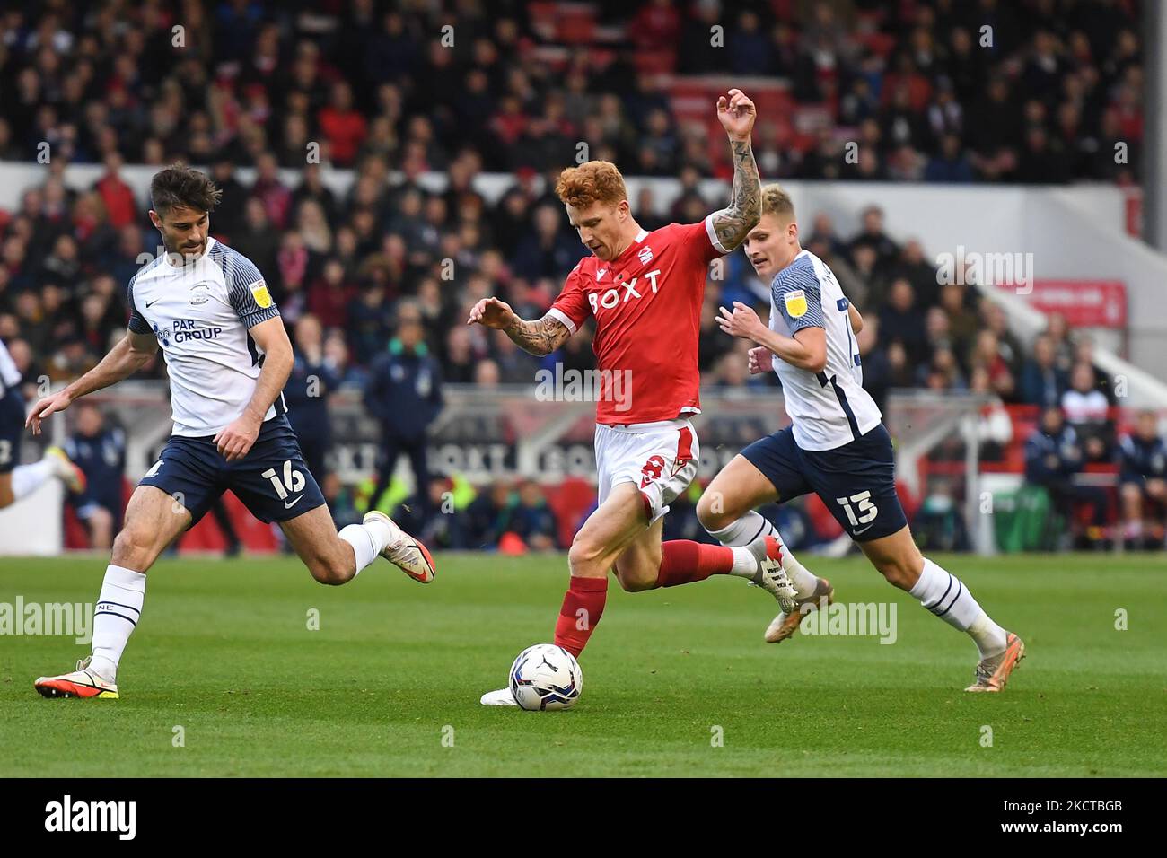 Jack Colback of Nottingham Forest during the Sky Bet Championship match ...