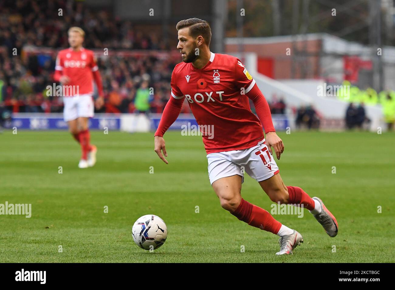 Philip Zinkernagel of Nottingham Forest during the Sky Bet Championship ...