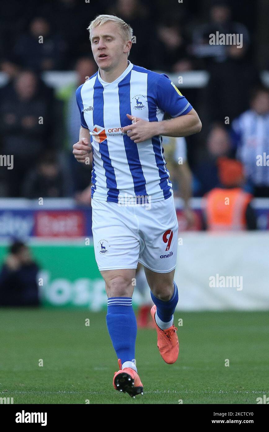 Mark Cullen of Hartlepool United seen during the FA Cup match between ...