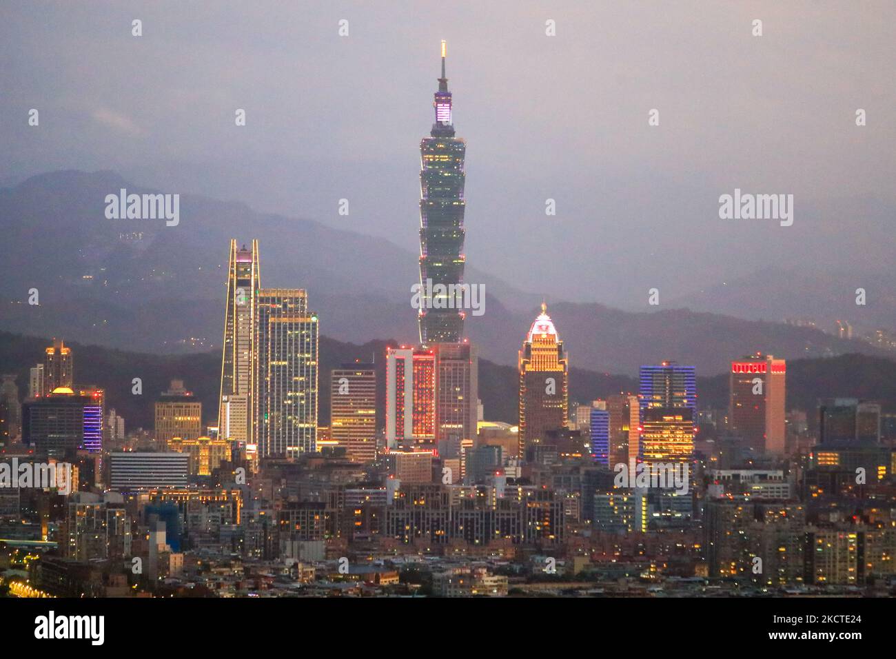 A general view of Taipei 101, following Taiwan President Tsai Ing-wen’s ...