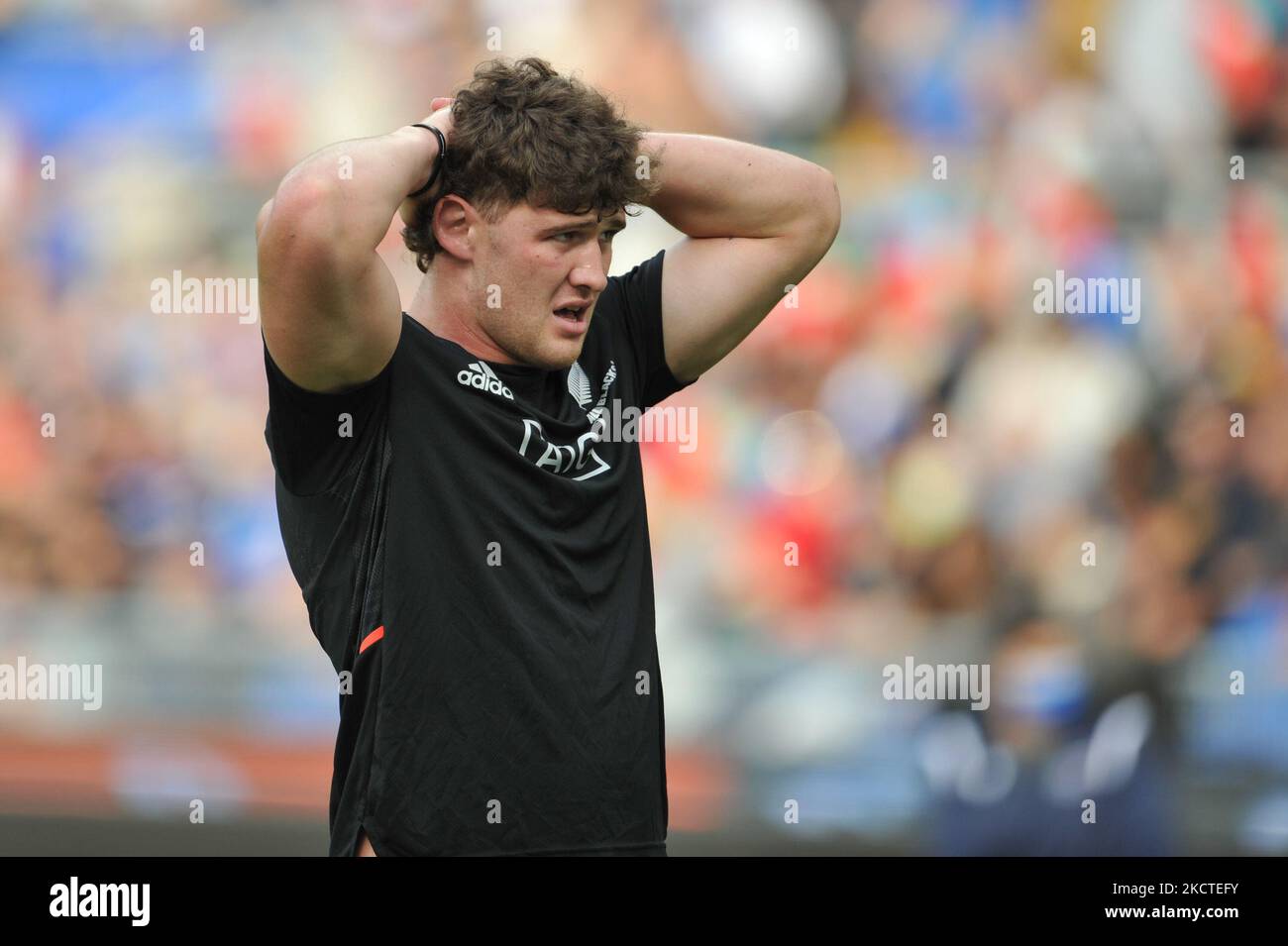 Dalton Papalii during warm up before the 2021 Rugby Autumn Nations ...