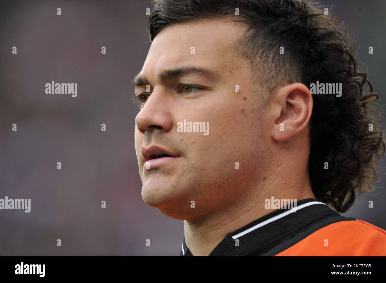 David Havili during warm up before the 2021 Rugby Autumn Nations Series ...