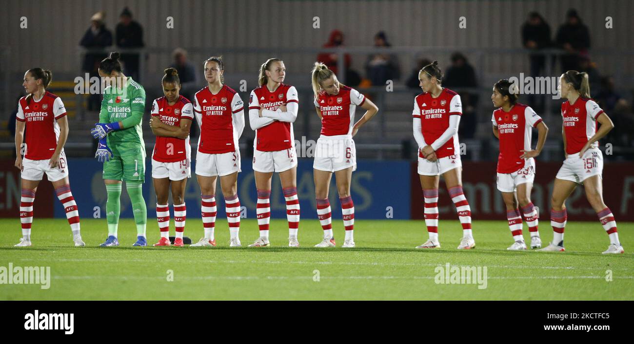 L-R Noelle Maritz of Arsenal, Manuela Zinsberger of Arsenal,Nikka ...
