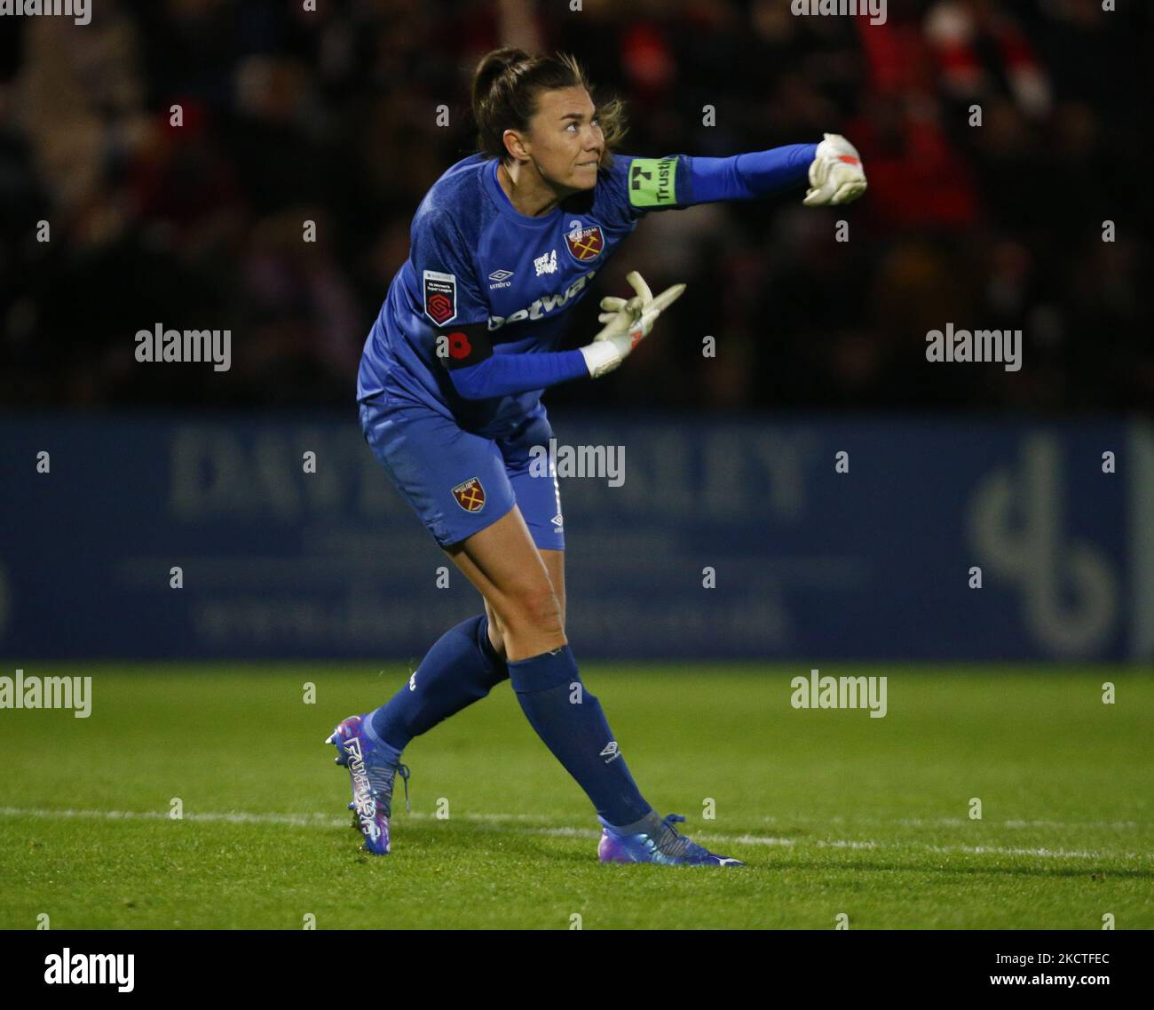 Mackenzie Arnold of West Ham United WFC during Barclays FA Women's ...