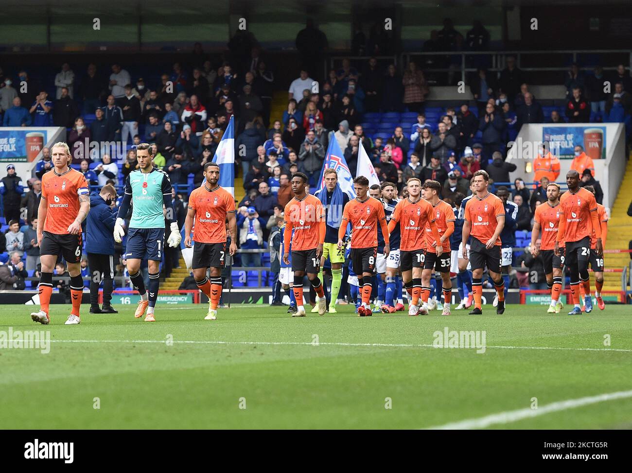 Oldham team during the FA Cup match between Ipswich Town and Oldham ...