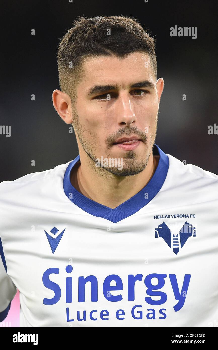 Davide Faraoni of Hellas Verona FC during the Serie A match between SSC ...