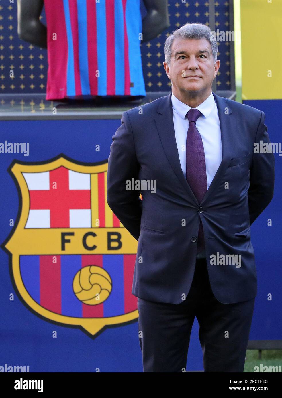 Presentation of Xavi Hernandez as the new coach of FC Barcelona, on ...