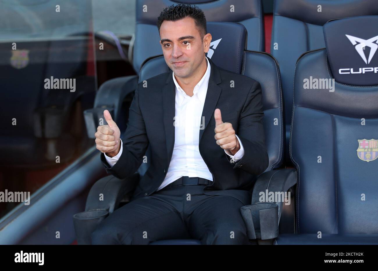 Presentation of Xavi Hernandez as the new coach of FC Barcelona, on ...