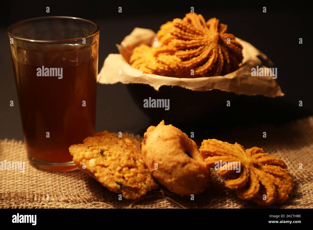 Pakoda murukku hi-res stock photography and images - Alamy