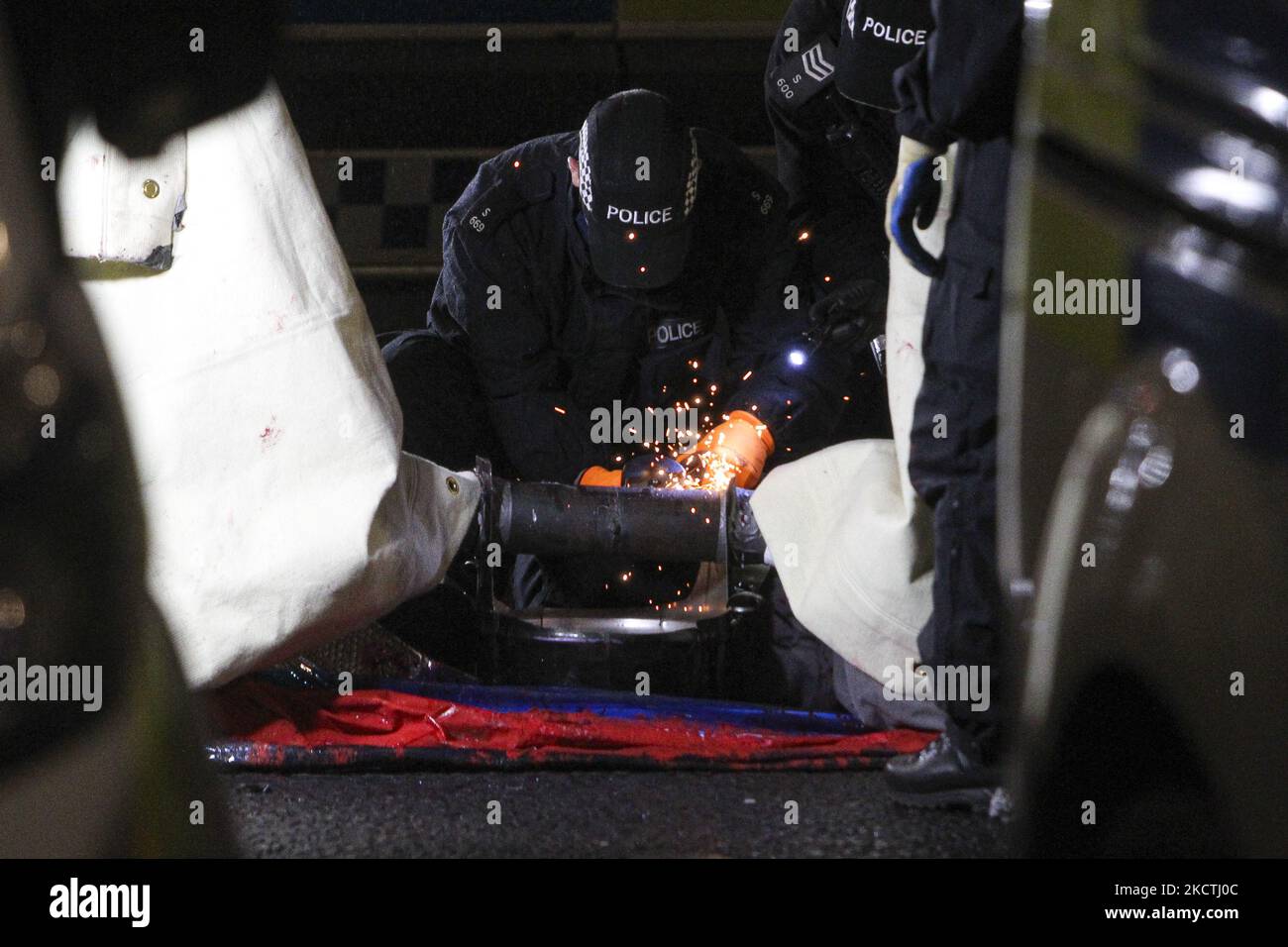 Two extension rebellion activist hi-res stock photography and images ...