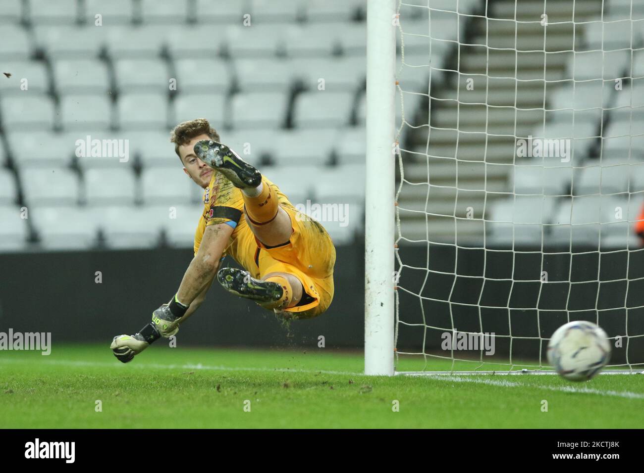 Sam Hornby of Bradford City in action during the EFL Trophy match ...