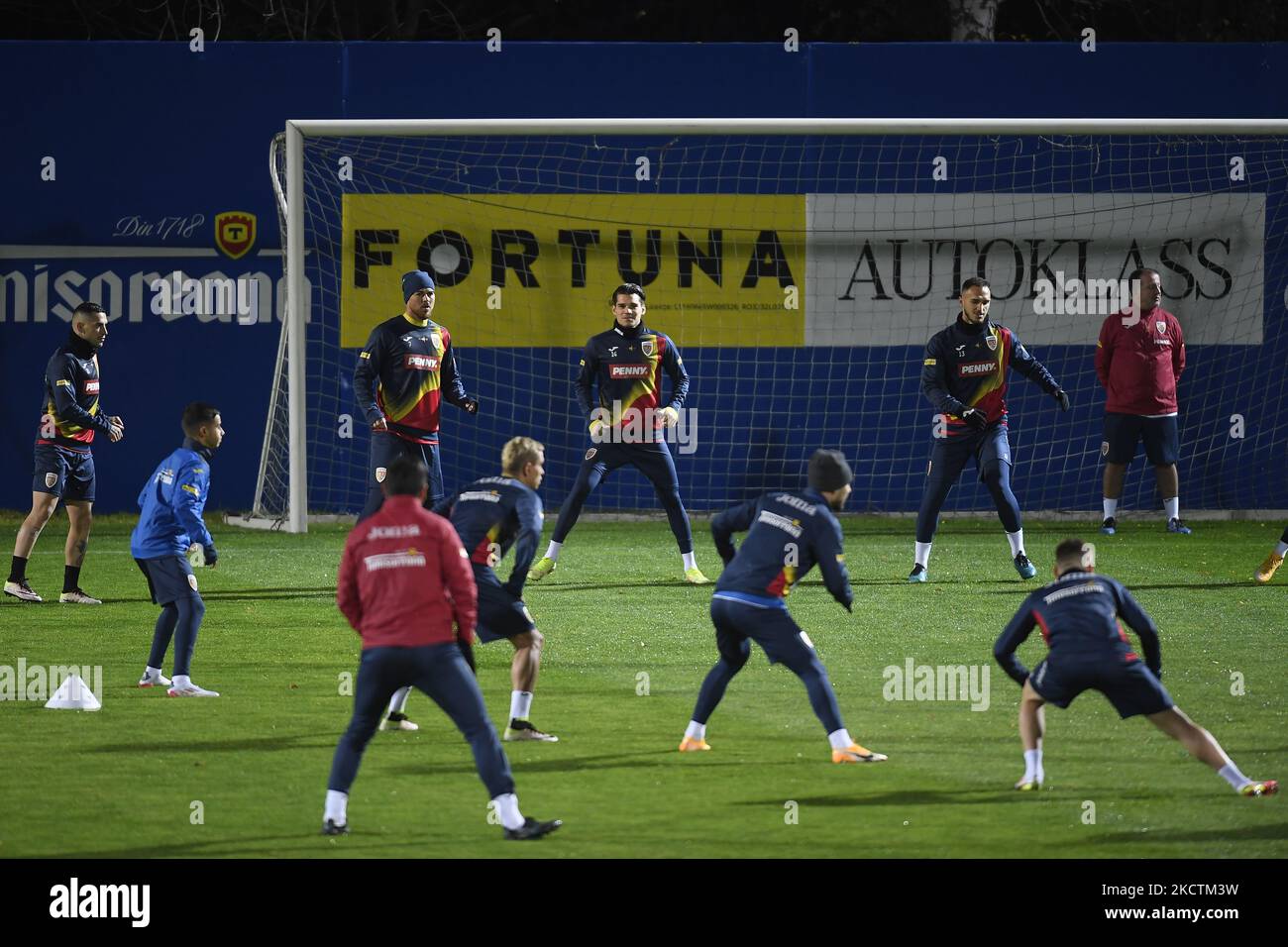 Ianis Hagi of Romania in action during the official training session ...