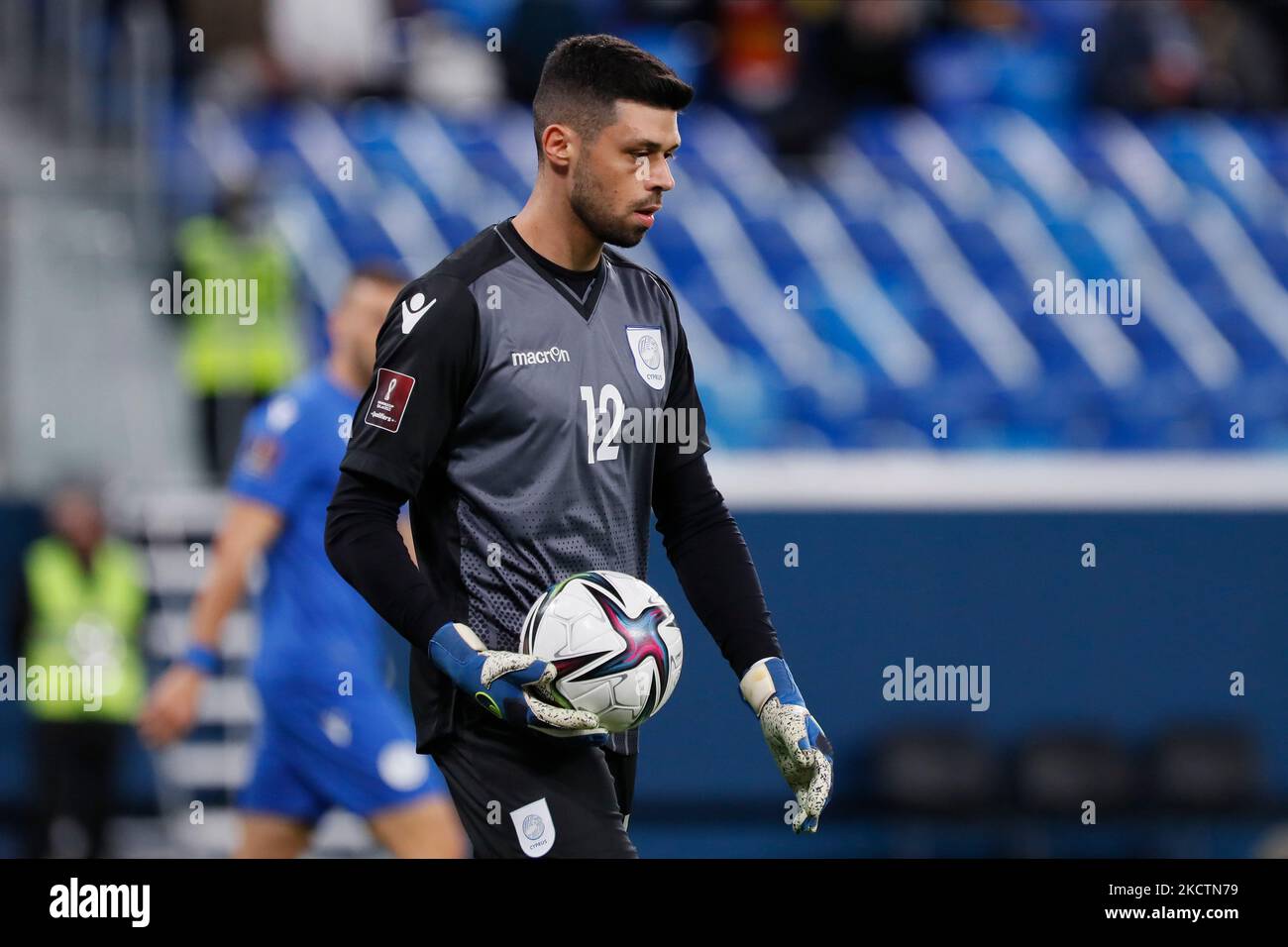 Demetris Demetriou of Cyprus during the FIFA World Cup Qatar 2022 Group ...