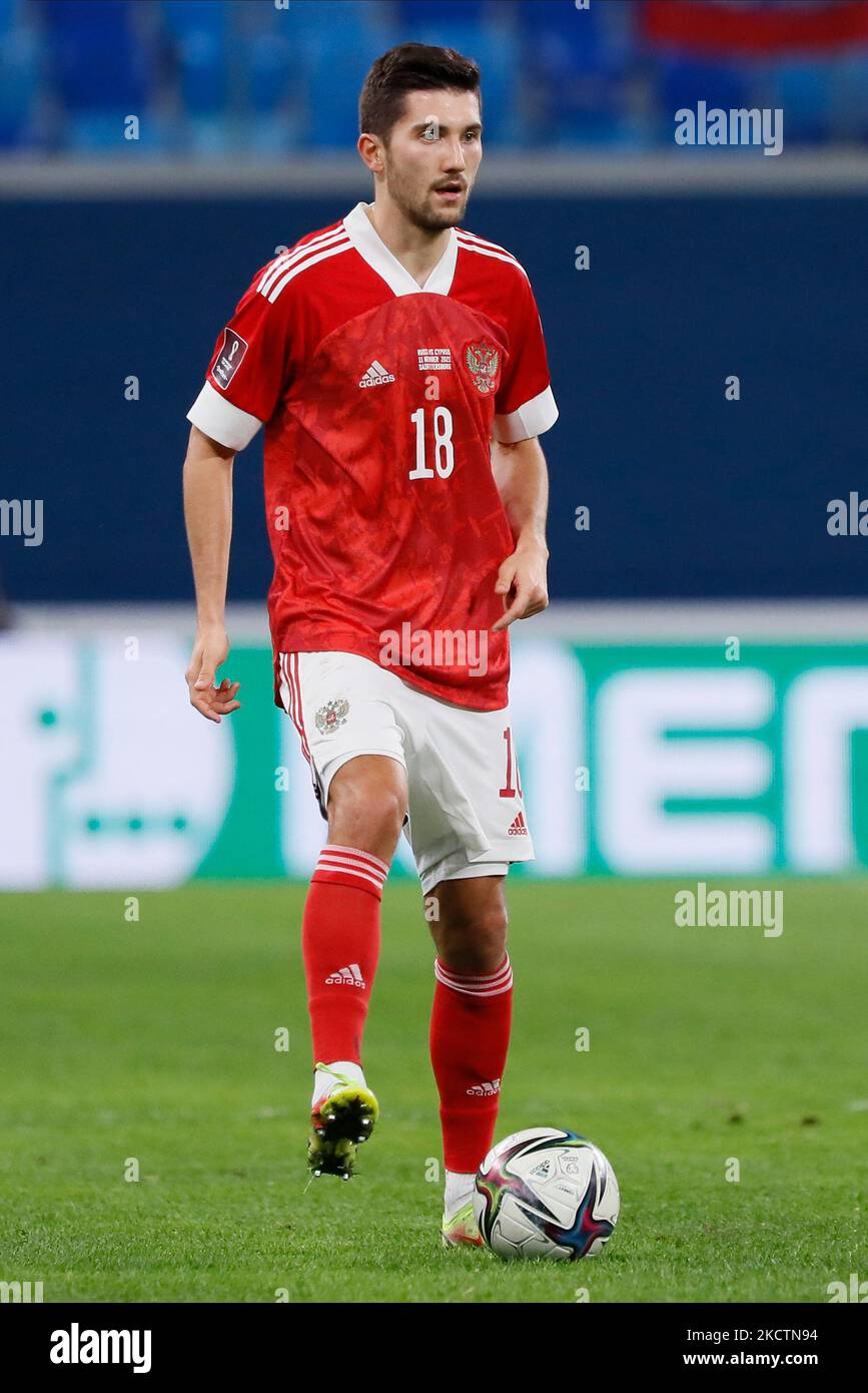 Aleksei Sutormin of Russia in action during the FIFA World Cup Qatar ...