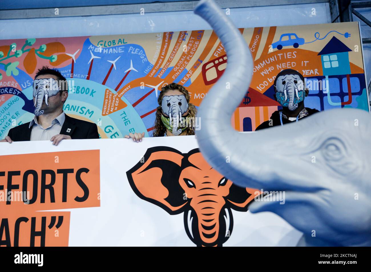 WWF holds a protest 'We Wont Forget' in the COP26 venue - Scottish ...
