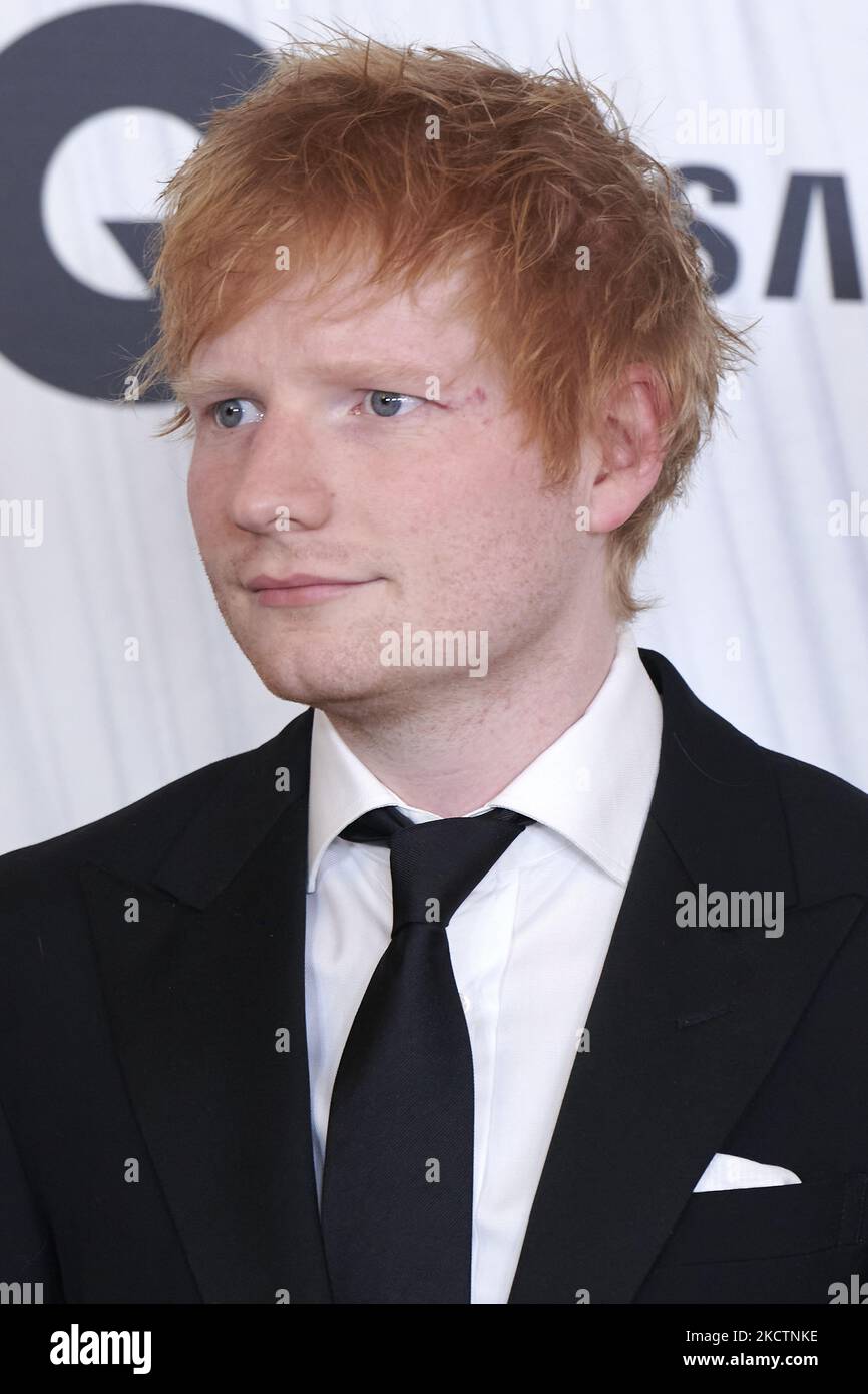 Ed Sheeran attends the GQ Magazine 2021 awards at Palace Hotel in ...