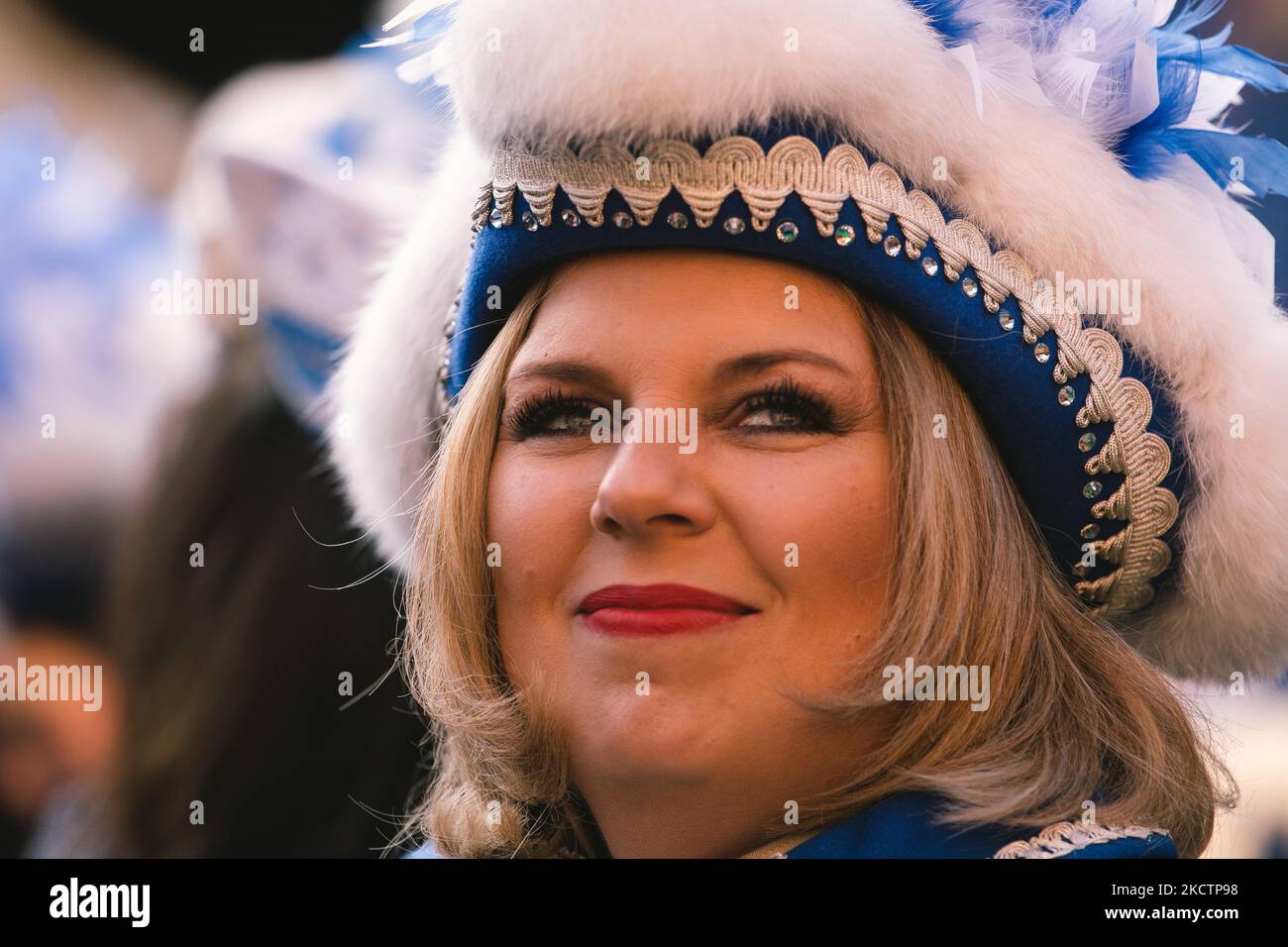 carnival members celebrate for the camera during the carnival opening ...