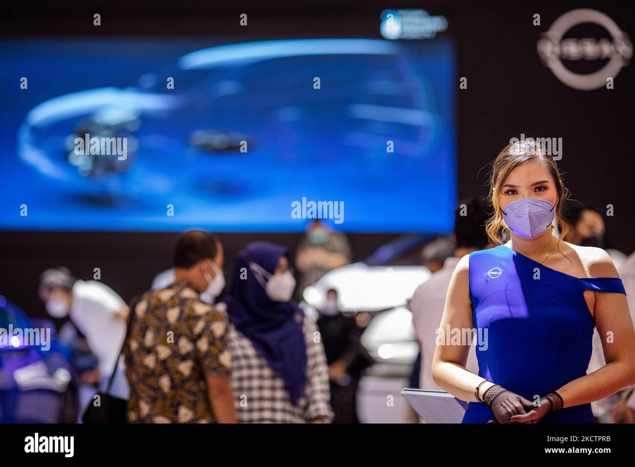 Sales Promotion Girl (SPG) graced the GAIKINDO Indonesia International ...