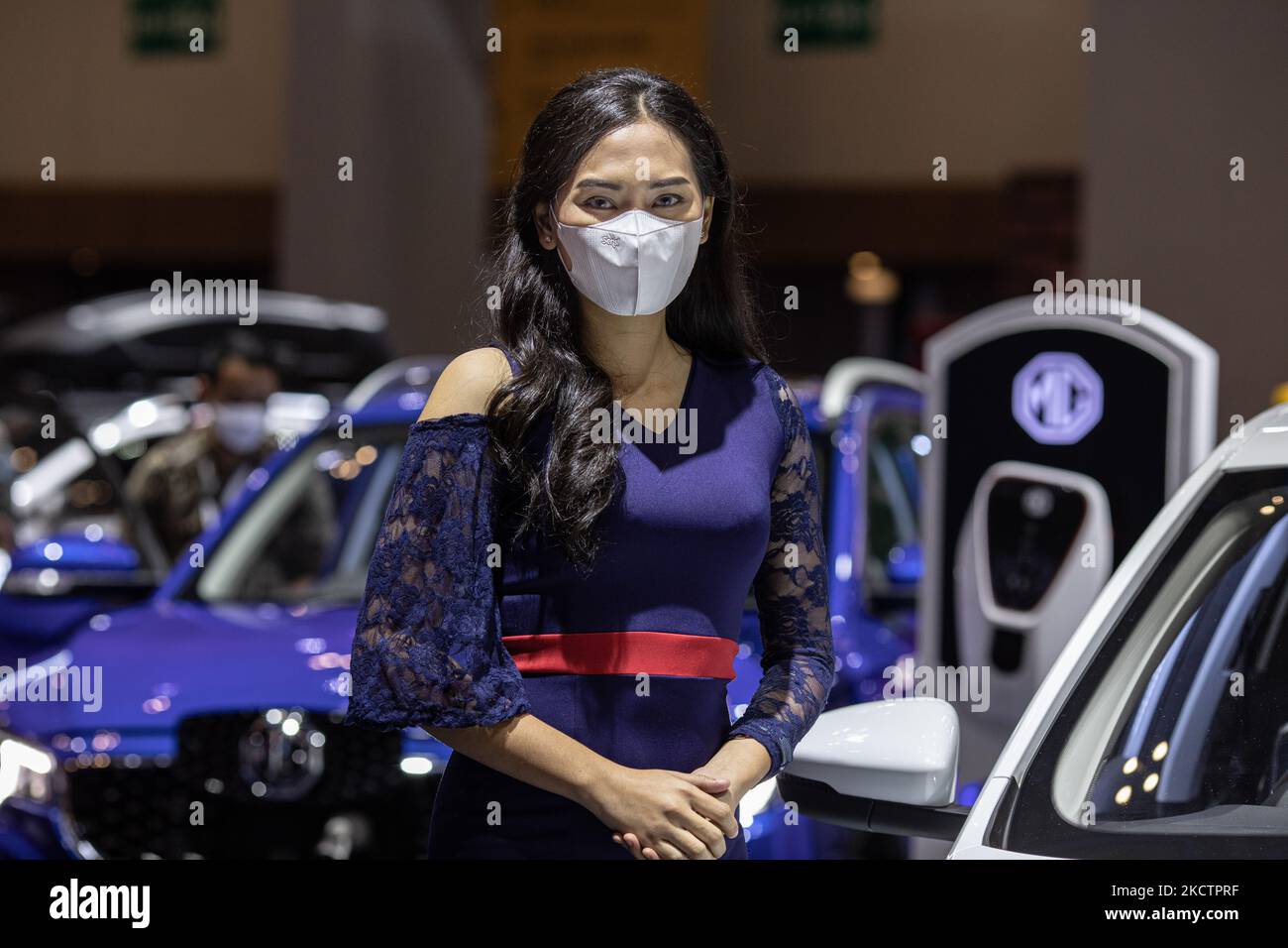 Sales Promotion Girl (SPG) graced the GAIKINDO Indonesia International ...