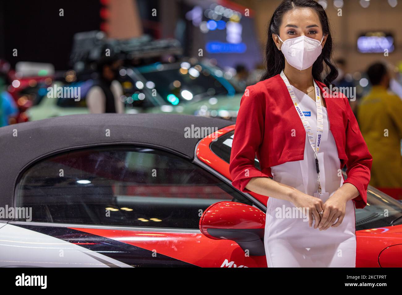 Sales Promotion Girl (SPG) graced the GAIKINDO Indonesia International ...