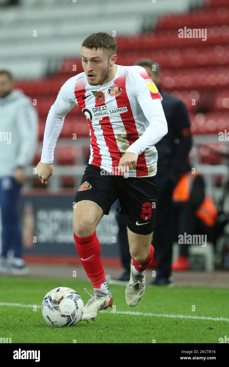 Elliot Embleton of Sunderland in action during the EFL Trophy match ...