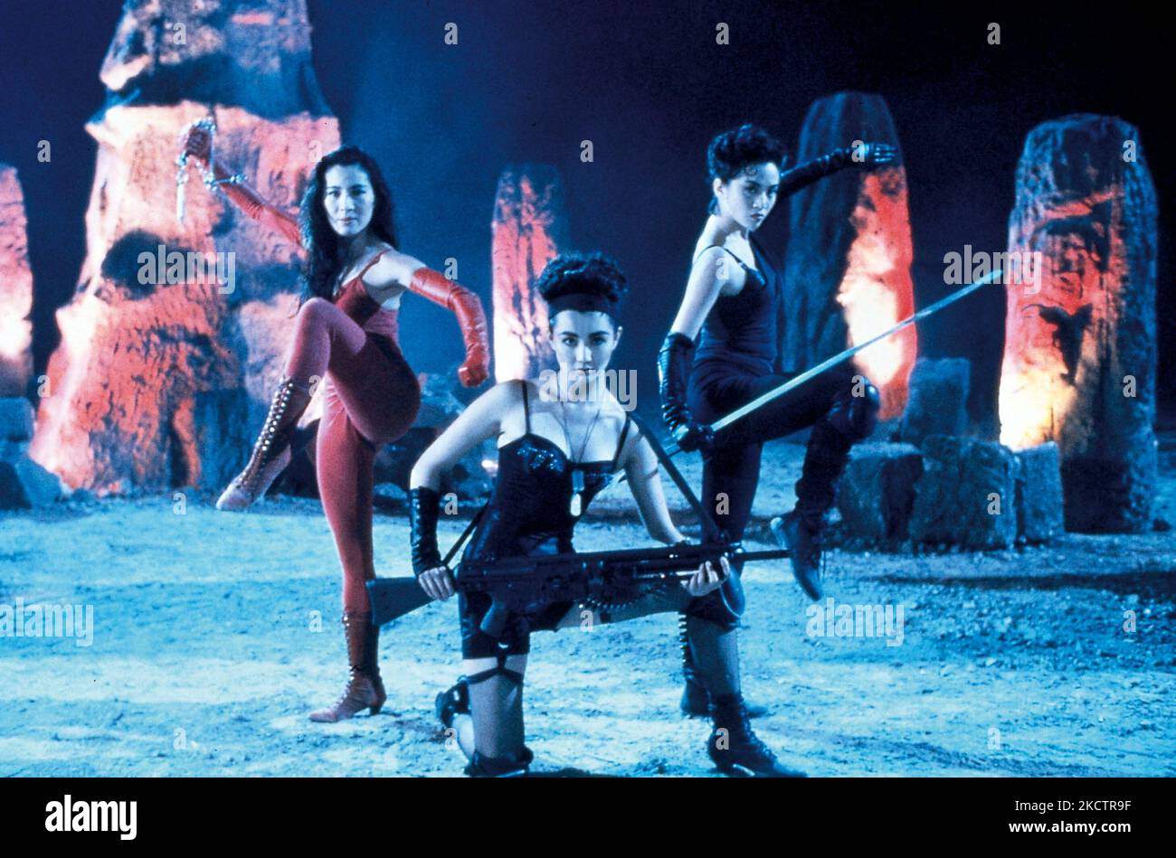 ANITA MUI, MICHELLE YEOH and MAGGIE CHEUNG in THE HEROIC TRIO (1993 ...
