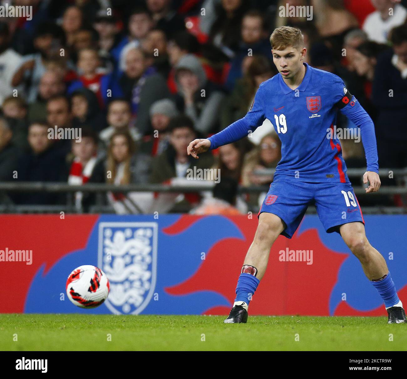 Emile Smith Rowe (Arsenal) of England during World Qualifying ...
