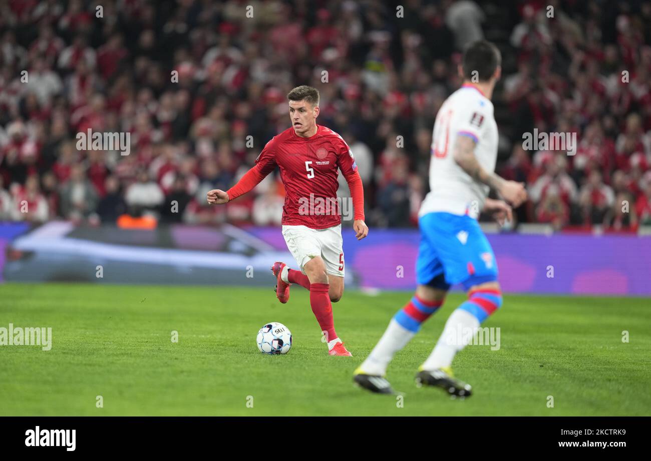 Joakim Maehle of Denmark during Denmark against Faroe Islands, World ...