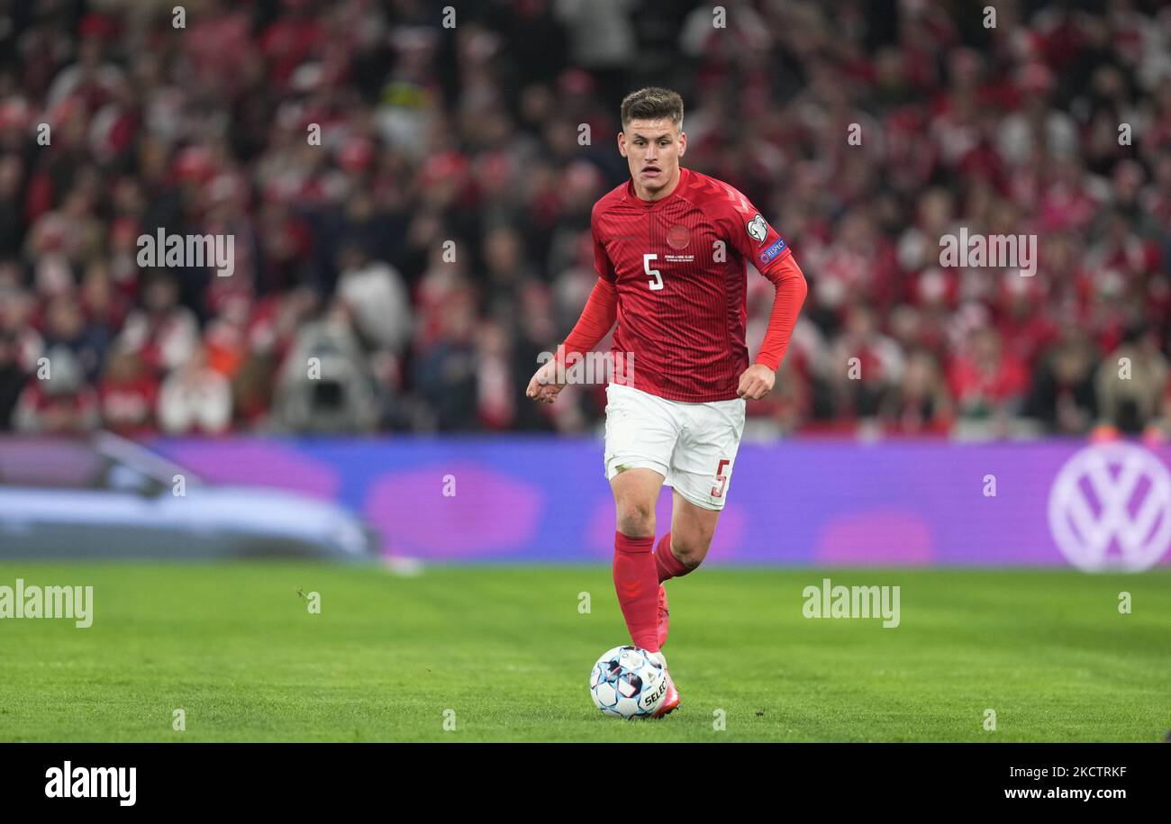 Joakim Maehle of Denmark during Denmark against Faroe Islands, World ...