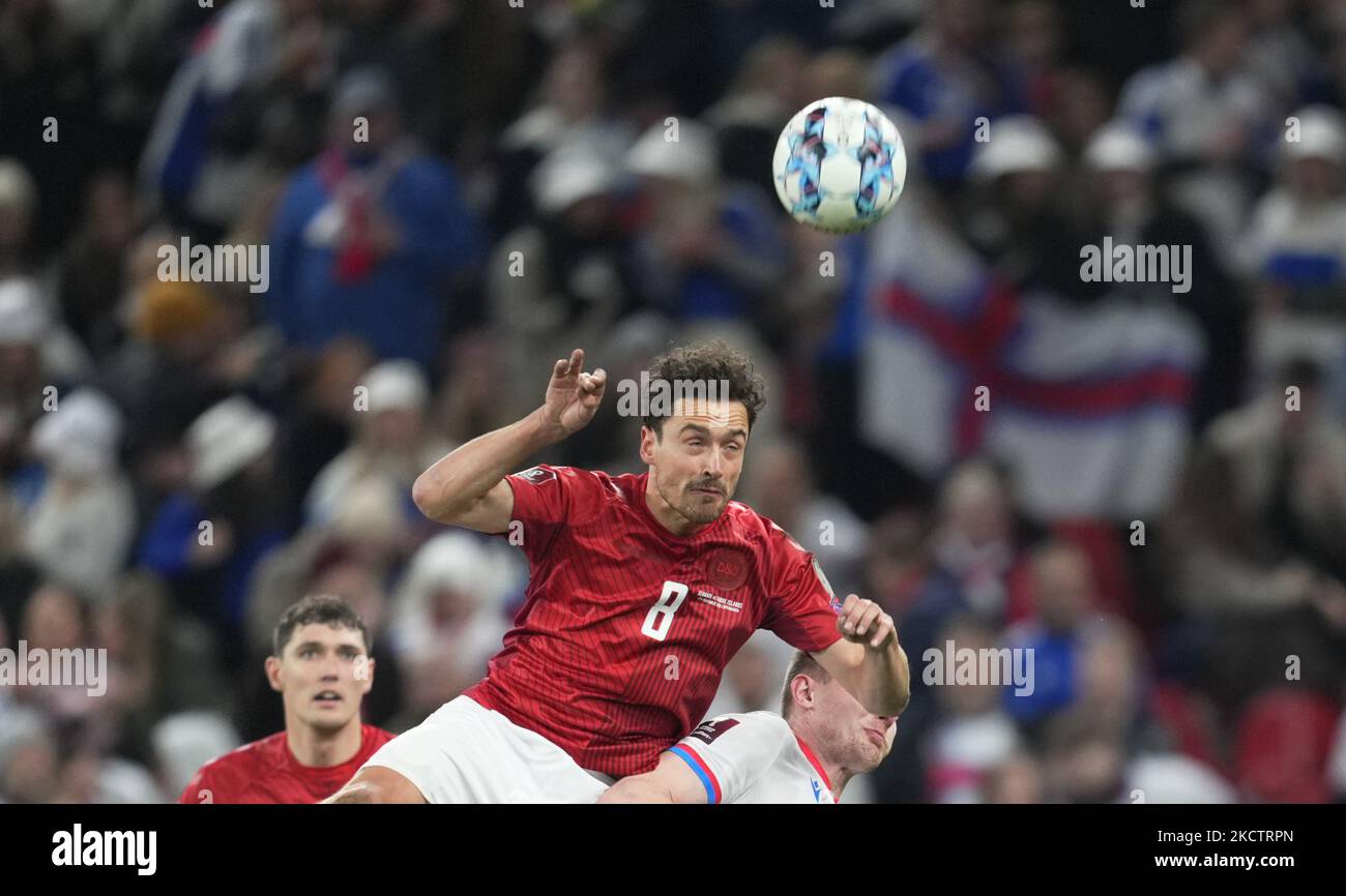 Thomas Delaney of Denmark during Denmark against Faroe Islands, World ...