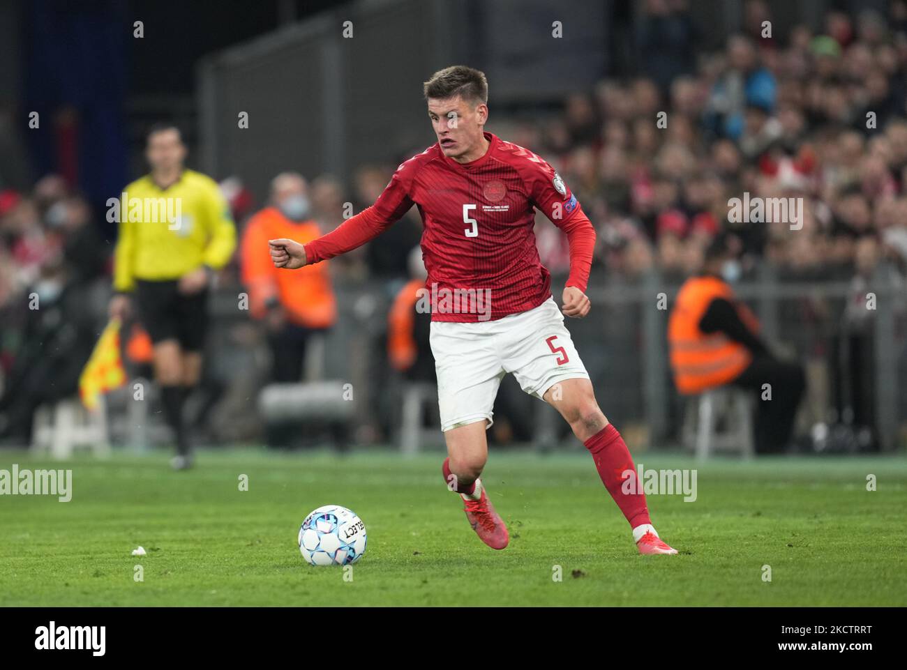 Joakim Maehle of Denmark during Denmark against Faroe Islands, World ...