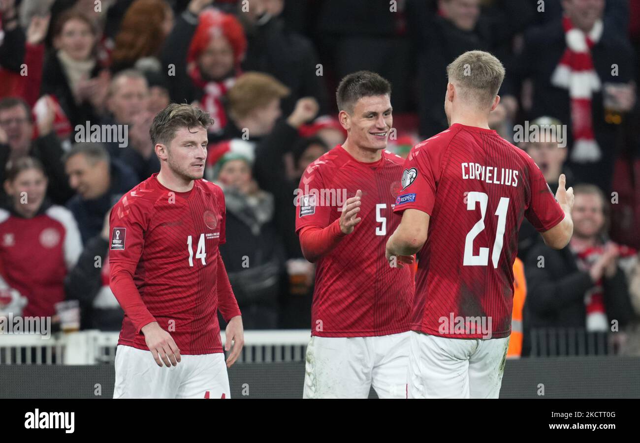 Joakim Maehle of Denmark during Denmark against Faroe Islands, World ...
